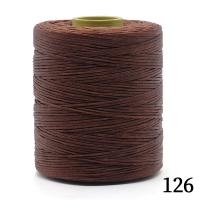 China 240 Colors 400g Polyester Wax Bonded Braided Thread for Leather Sewing Thread 420D/16 for sale