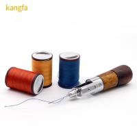 China 36g 0.55mm High Strength Cored Sewing Thread for Leather Sewing 80m Polyester Round Waxed Thread for sale