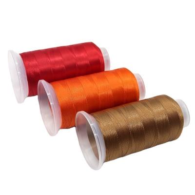 China Thread Diameter 0.6mm Boho Kangfa Tex 90 V-92 White UV Polyester Thread 4 oz. 1 350 yds for sale