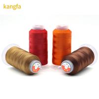 China Thread Diameter 0.6mm Boho Kangfa Tex 90 V-92 White UV Polyester Thread 4 oz. 1 350 yds for sale