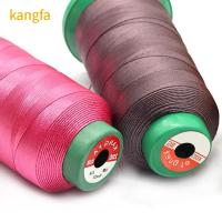 China Thread Diameter 0.6mm Boho Kangfa Tex 90 V-92 White UV Polyester Thread 4 oz. 1 350 yds for sale