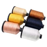 China Multicolor High Tenacity Thread 210D/3 16OZ/roll Polyester Sewing Thread For Knitting for sale