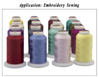 China 4000 Yard 120D/2 Filament Polyester Thread for Embroidery Machine 720 Dyed Colors for sale
