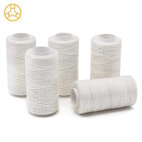 China 100% Polyester Flat Waxed Thread for Kangfa Waterproof 0.8mm 1mm Polyester Leather 50m for sale