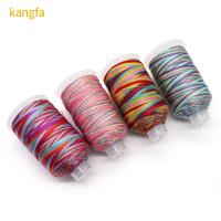 China 15PLY 250g 40 Colors Multi Color Braid Polyester Thread for Weaving Crafts Decoration for sale