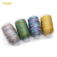 China 15PLY 250g 40 Colors Multi Color Braid Polyester Thread for Weaving Crafts Decoration for sale