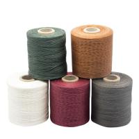 China Diameter 2mm 400g Polyester Wax Bonded Braided Thread for Leather Sewing Thread 420D/16 for sale