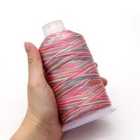 China 15PLY 250g 40 Colors Multi Color Braid Polyester Thread for Weaving Crafts Decoration for sale