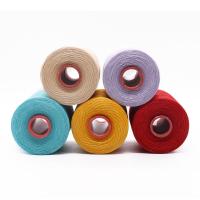 China 400g Polyester Wax Bonded Braided Thread for Leather Sewing Thread 250D/16 OEM/ODM Support for sale