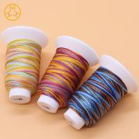 China 12g 18PLY 40 Colors Supply 100% Polyester Multi Color Sewing Thread Polyester Braid for sale