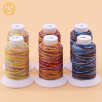 China 12g 18PLY 40 Colors Supply 100% Polyester Multi Color Sewing Thread Polyester Braid for sale