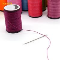 China 200m Kangfa 210d 0.35mm Wax String for Hand Sewing Leather Cone Plastic Material for sale
