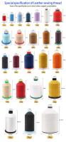 China 100% Polyester Chemical Resistance Sewing Thread for Leather 30g Strength Polyester for sale