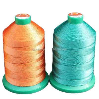 China UV Proof 16oz Bonded Sewing Thread High Tenacity Polyester Thread Cone Material Plastic for sale
