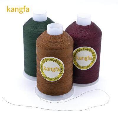 China Embroidery Machine Thread Customized Big Cone Polyester Embroidery Threads 120D/2 for sale