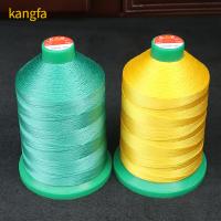 China High Tensile Strength 100% 630D/3 400g Polyester Sewing Thread Pattern Dyed Sample Pay for sale