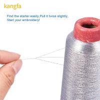 China 125g Ball Weight Embroidery Lurex Thread Gold Metallic Silver Yarn for OEM MX Type for sale