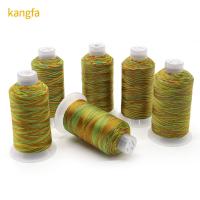 China T70 High Tenacity Multi Color Thread Rainbow Sewing Thread 210D Yarn Count 240 Colours for sale