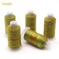 China T70 High Tenacity Multi Color Thread Rainbow Sewing Thread 210D Yarn Count 240 Colours for sale