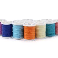 China Crochet Bracelet Thread 0.8mm Strong and Durable Spun Wax Thread for Hand-stitched Knitting for sale