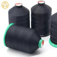 China 100% Polyester Black 210D/3 Nylon Thread for Quilting and Mattress Super 450g for sale