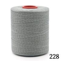 China 210D/16 Polyester Sewing Thread Hand-sewn Leather Waxed Thread 0.8mm 1mm 240 Colors for sale