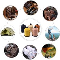 China 16oz Bonded Sewing Thread with Multicolor and UV Proof Made of Plastic Cone Material for sale