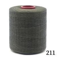 China 210D/16 Polyester Sewing Thread Hand-sewn Leather Waxed Thread 0.8mm 1mm 240 Colors for sale