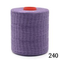 China 210D/16 Polyester Sewing Thread Hand-sewn Leather Waxed Thread 0.8mm 1mm 240 Colors for sale