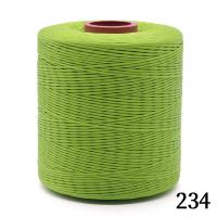 China 210D/16 Polyester Sewing Thread Hand-sewn Leather Waxed Thread 0.8mm 1mm 240 Colors for sale