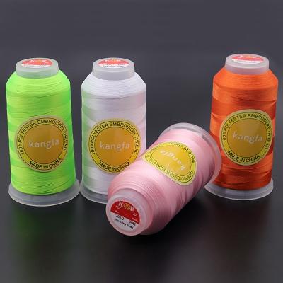 China 5000m 160g Mercerized Embroidery Thread for Embroidery Machine 150D/2 100% Polyester for sale