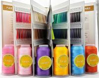 China 5000m 160g Mercerized Embroidery Thread for Embroidery Machine 150D/2 100% Polyester for sale