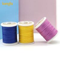 China 20g Weight MERCERIZED Flat Sewing Coarse Braid Waxed Thread For Leather Craft Repair for sale