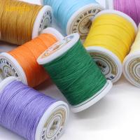 China 20g Weight MERCERIZED Flat Sewing Coarse Braid Waxed Thread For Leather Craft Repair for sale