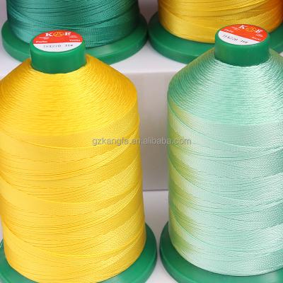 China Fireproof High Strength Heat Resistant 210D/3 Sewing Thread With 100% Polyester Yarn for sale