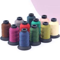 China Sample of Eco-Friendly Boho 210D Polyester Thread for Hand Woven Sewing Machine Usage for sale