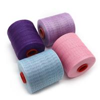 China Kangfa 0.8mm 1mm Polyester Handmade Braid Waxed Thread High Tenacity for Leather Goods for sale
