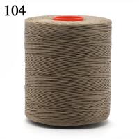 China Kangfa 0.8mm 1.0mm Polyester Waxed Sewing Thread for Leather Crafting and Repair 680m for sale