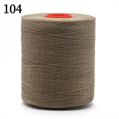 China Kangfa 0.8mm 1.0mm Polyester Waxed Sewing Thread for Leather Crafting and Repair 680m for sale