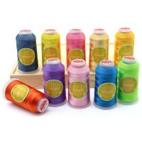 China 5000 Yard Polyester Embroidery Thread for Cross Stitch Vibrant Dyed Pattern and Durable for sale