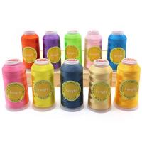 China 5000 Yard Polyester Embroidery Thread for Cross Stitch Vibrant Dyed Pattern and Durable for sale