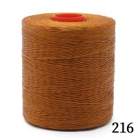 China Kangfa 0.8mm 1.0mm Polyester Waxed Sewing Thread for Leather Crafting and Repair 680m for sale