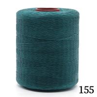 China 400g Polyester Wax Bonded Braided Thread for Leather Sewing Thread 250D/16 1.1mm for sale