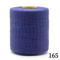 China Kangfa Poly Flat Waxed Thread 0.8mm 1mm Different Colors for Leather Accessories for sale