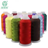 China MERCERIZED 5000m 150D/2 100% Polyester Thread for Embroidery Machine Dyed Color 160g for sale