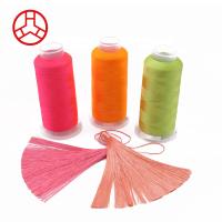 China MERCERIZED 5000m 150D/2 100% Polyester Thread for Embroidery Machine Dyed Color 160g for sale