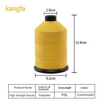 China 450g High Tenacity Tex135 420D/3 Polyester Leather Sewing Thread with High Strength for sale