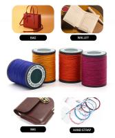 China 0.55mm 35g High Tenacity Leather Sewing Thread 70m Linen Waxed Thread in 40 Colors for sale