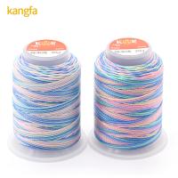 China 30g 15ply Spun Polyester Thread for High Tenacity Rainbow Weaving Crafts from Supply for sale