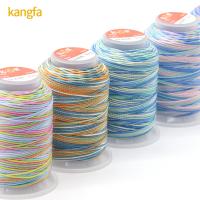 China 30g 15ply Spun Polyester Thread for High Tenacity Rainbow Weaving Crafts from Supply for sale